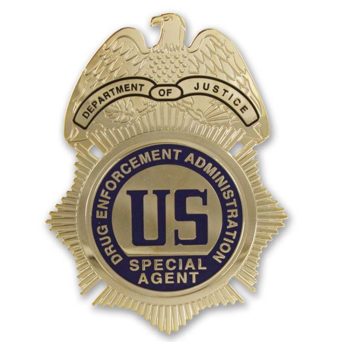 4" DEA ETCHED MEDALLION ADHSV BK-UPC 876373000462