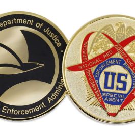 DEA RED RIBBON COIN